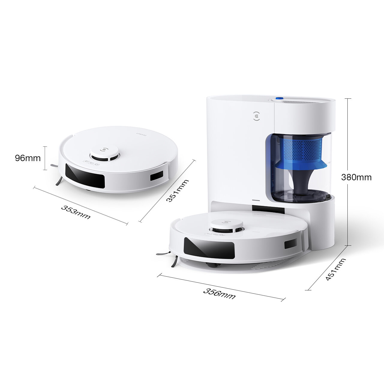 Ecovacs DEEBOT N20 PRO PLUS White | Free Shipping