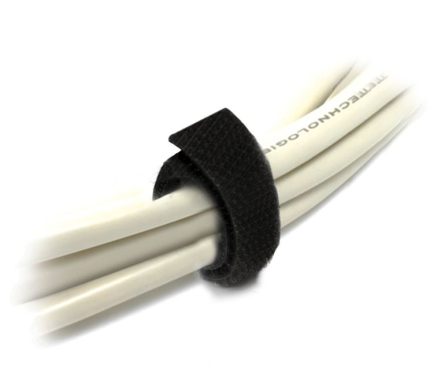 8Ware 25m x 12mm Velcro Wide Cable Tie Hook & Loop Continuous One Sided ...
