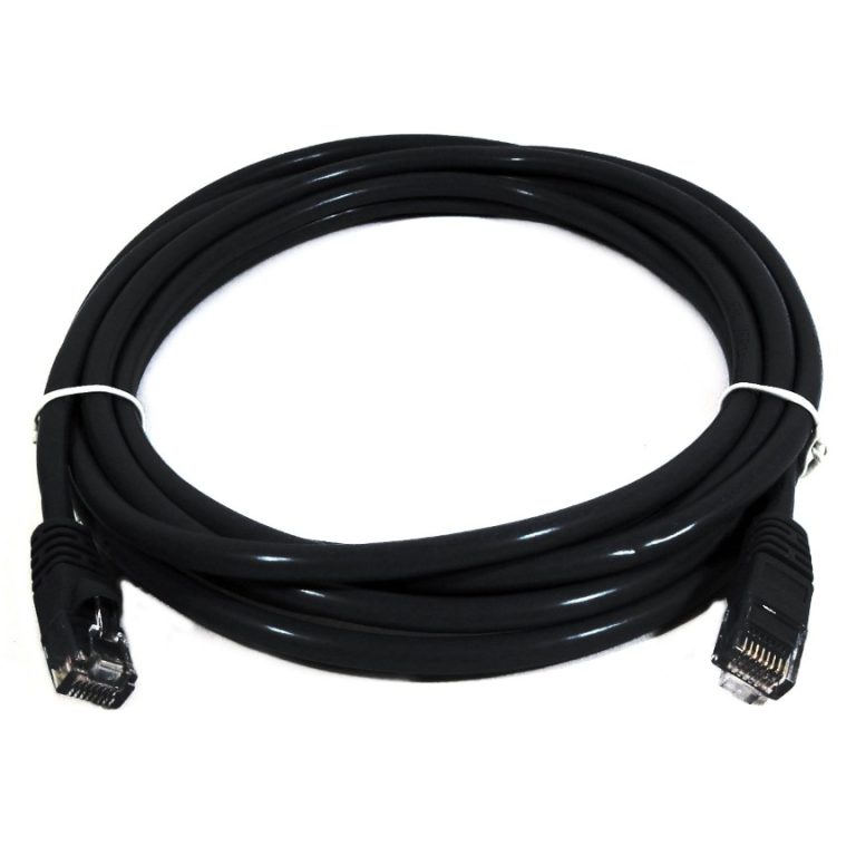8Ware CAT6A Cable 0.5m (50cm) - Black Color RJ45 Ethernet Network LAN ...