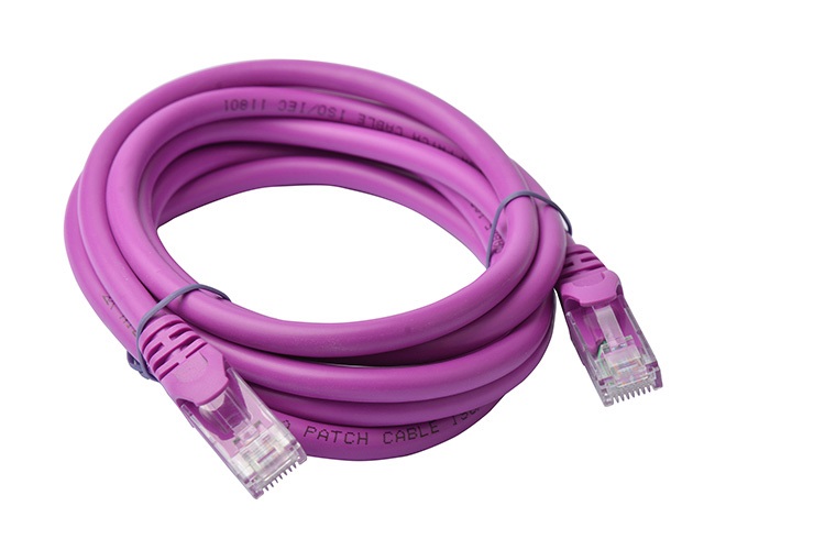 8Ware CAT6A Cable 2m - Purple Color RJ45 Ethernet Network LAN UTP Patch ...