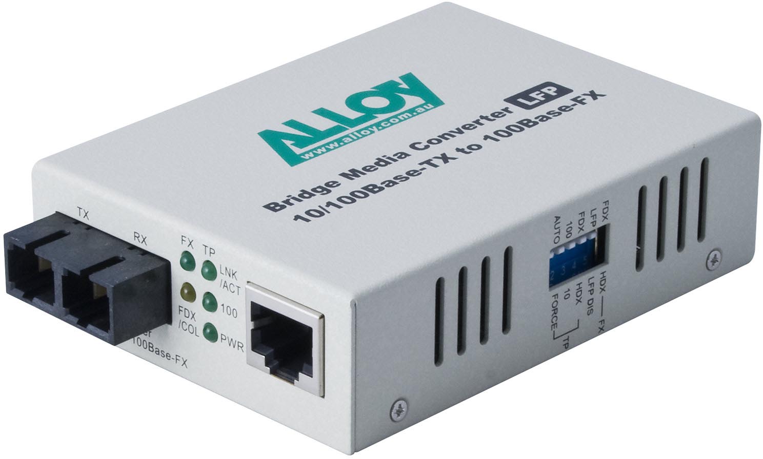 Alloy FCR200SC.10015 10/100Base-TX to 100Base-FX Single Mode Fibre (SC ...