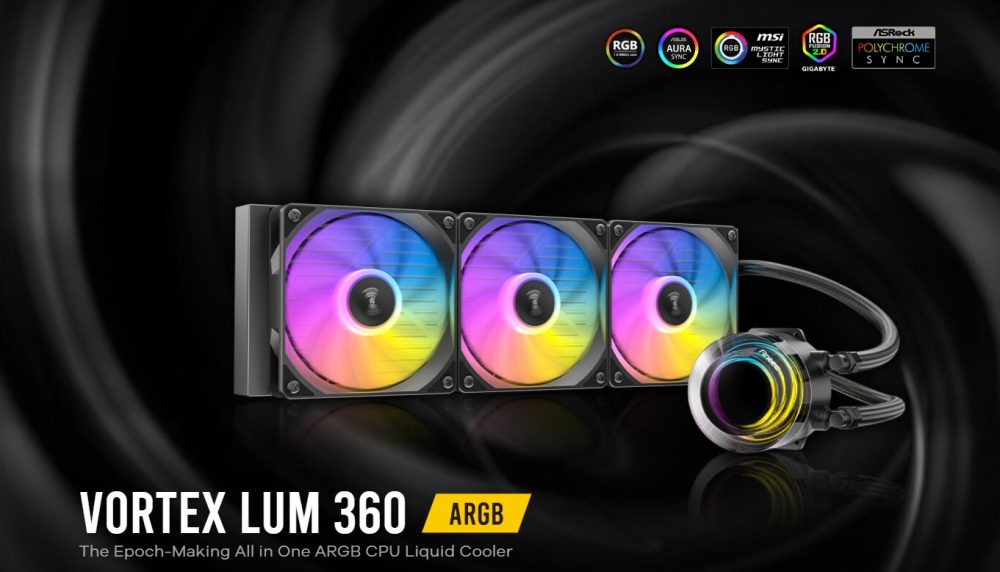 Antec Vortex Lum 360 ARGB The Epoch-Making All in One ARGB CPU Liquid ...