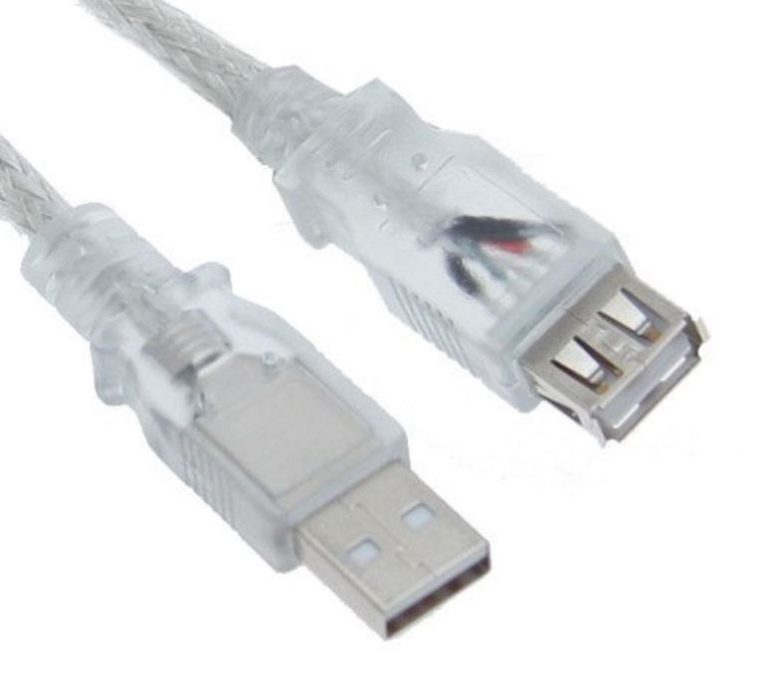 Astrotek USB 2.0 Extension Cable 3m - Type A Male to Type A Female Transparent Colour RoHS ...