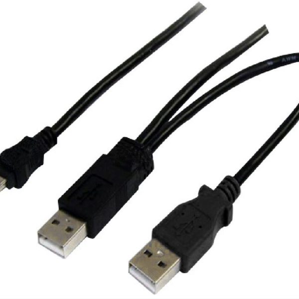 8Ware USB 2.0 Cable 3m A to Micro-USB B Male to Male Black | Free Shipping