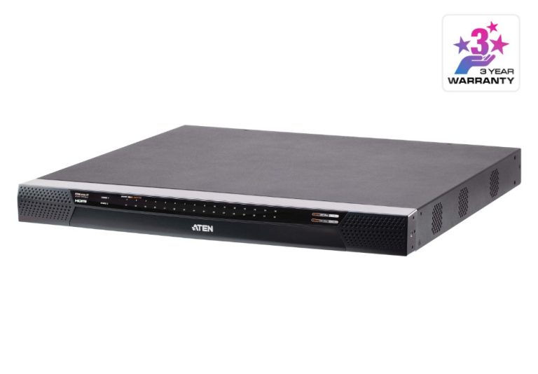 Aten 1-Local/2-Remote Access 32-Port Multi-Interface Cat 5 KVM over IP ...