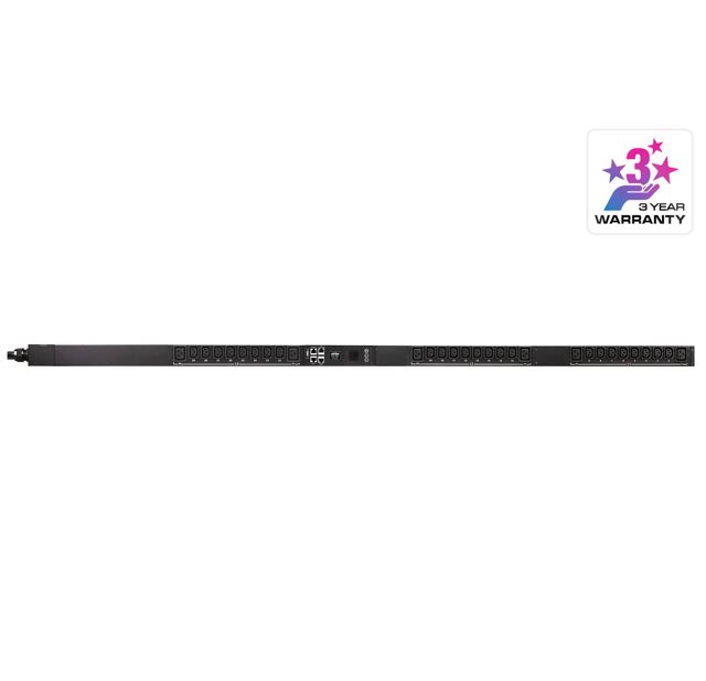 Aten 16A 30-Outlet 3-Phase Metered eco PDU with Dual Ethernet port ...