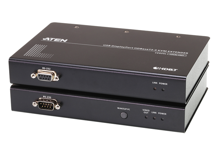 Aten 4K DisplayPort HDBaseT 2.0 KVM Extender with RS232, Ethernet ...