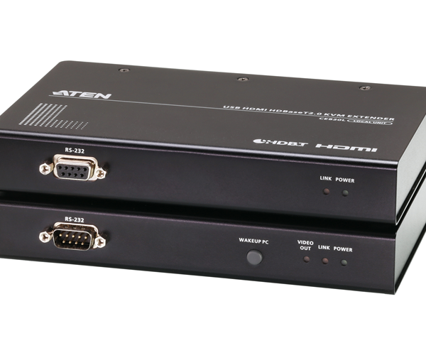 Aten 4K DisplayPort HDBaseT 2.0 KVM Extender with RS232, Ethernet ...