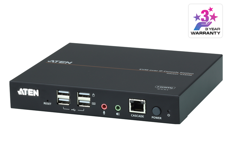 Aten Dual HDMI USB KVM Console station for selected Aten KNxxxx KVM ...