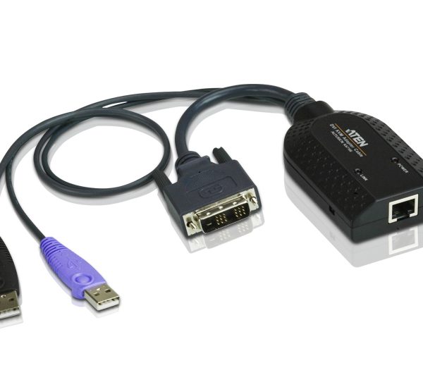 Aten VGA USB Virtual Media KVM Adapter with Audio, Dual Output for KM ...