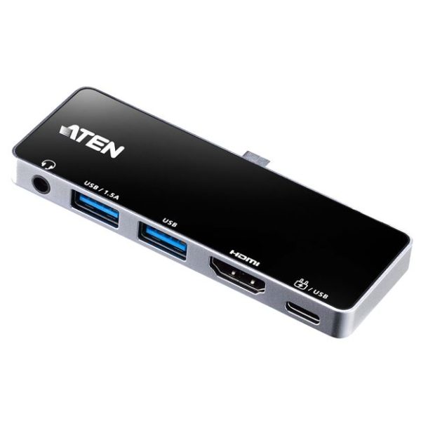 Aten USB-C Multiport Dual View Dock wPower Pass-Through support up to ...