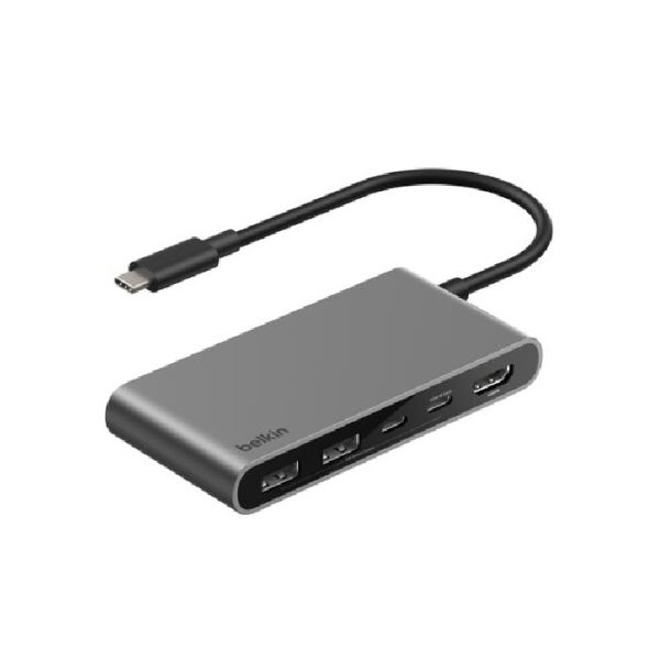 Belkin Connect 5-Port USB-C Hub with Dual USB-C Ports - (AVC022fqSGY ...