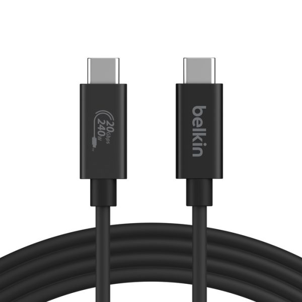 Belkin BoostCharge Braided USB-C to USB-C Cable (3M) - Black ...