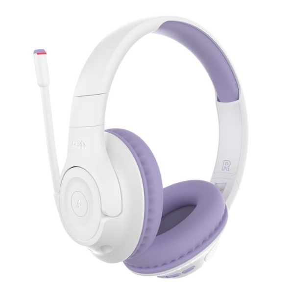 Belkin SoundForm Inspire Wireless Over-Ear Headset for Kids (AUD006btLV ...