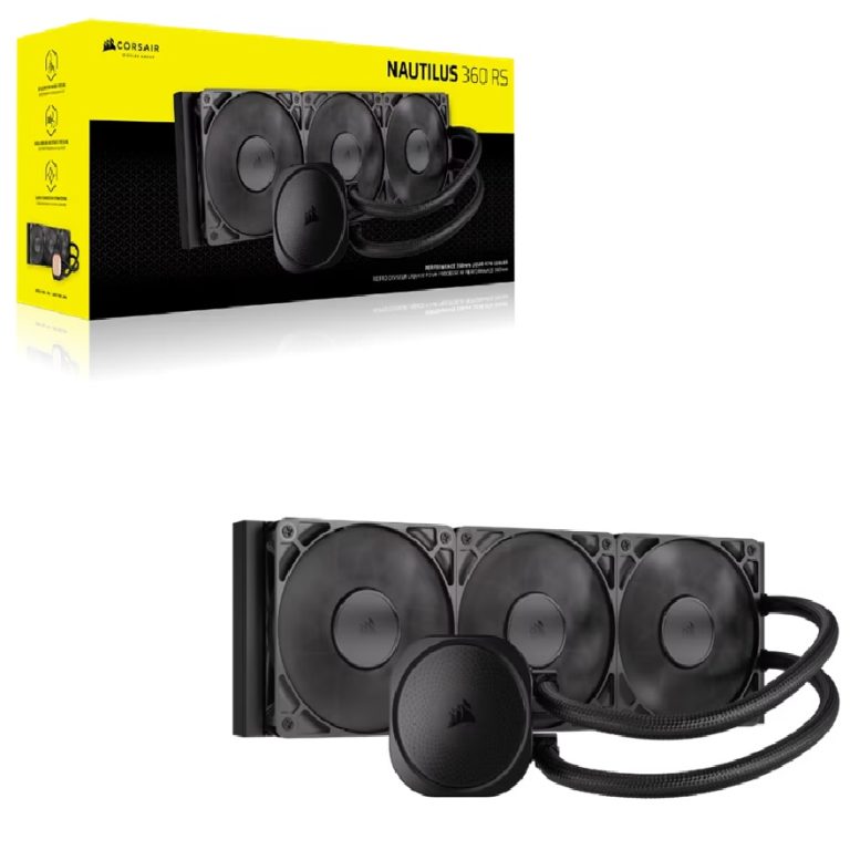 Corsair NAUTILUS 360 RS Liquid CPU Cooler, Aluminum Rad, Copper Cold ...