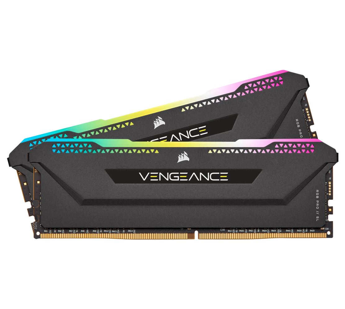 Corsair Vengeance RGB PRO SL 16GB (2x8GB) DDR4 3600Mhz C18 Black ...