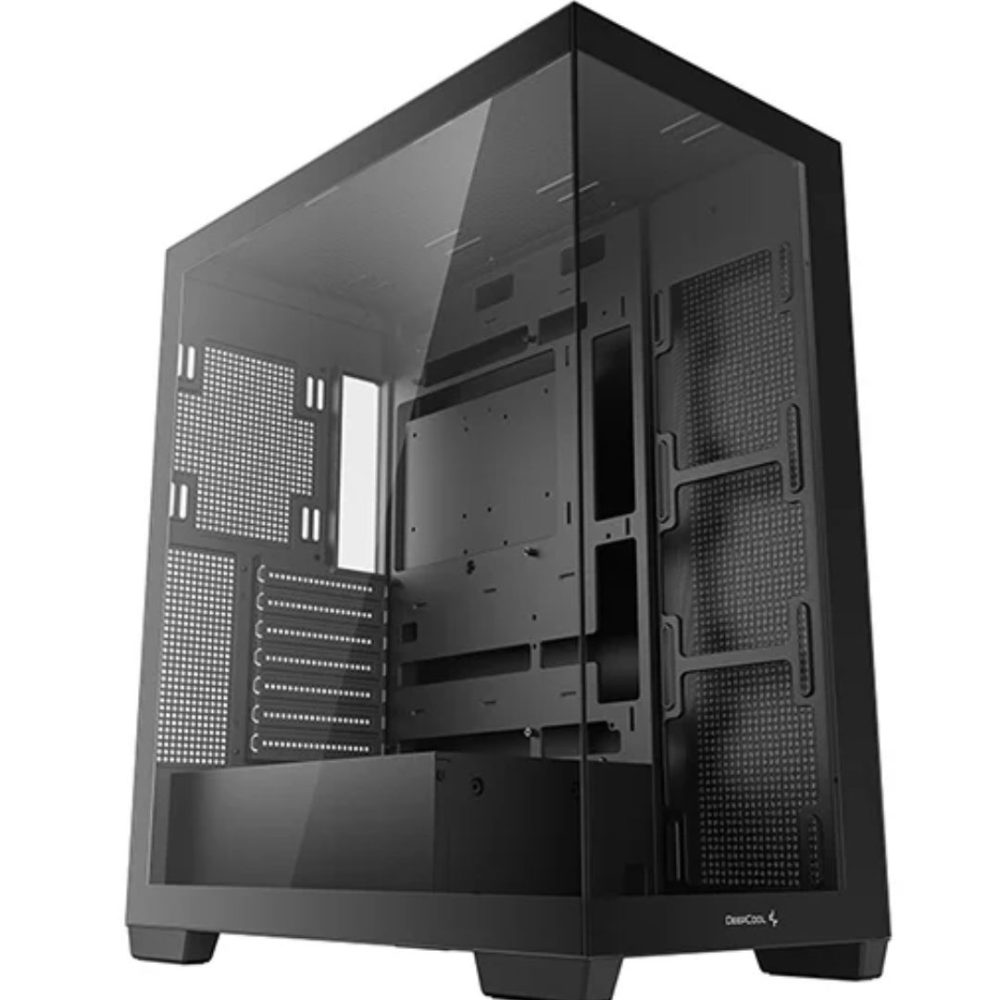 DeepCool CG580 Panoramic ATX Mid-Tower Case, Up to 2x 360mm Radiators ...