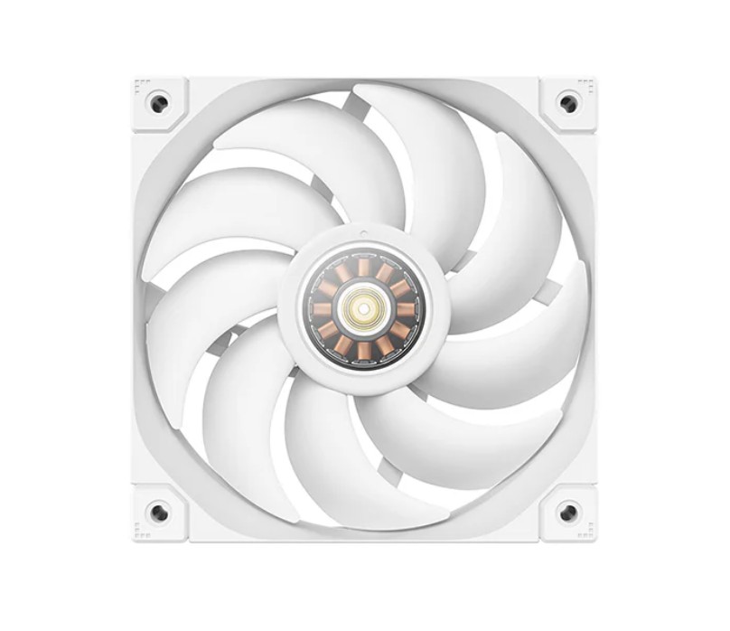 DeepCool FL12 White 120mm Unique ARGB Fans, Low Noise, 4-pin PWM, Fluid ...