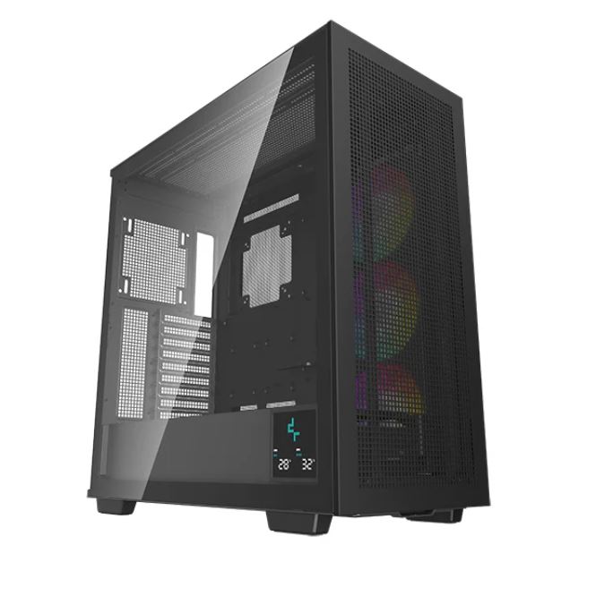 DeepCool MORPHEUS Modular High Airflow ATX Case, 1xPre-Installed Fans ...