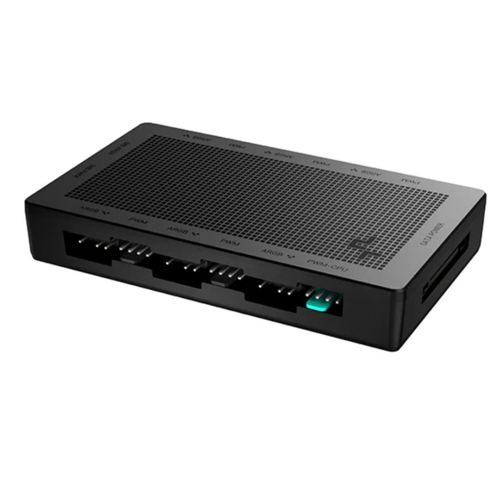 DeepCool SC790 2-in-1 PWM & RGB hub, SATA Power Connector , 12 Port ...