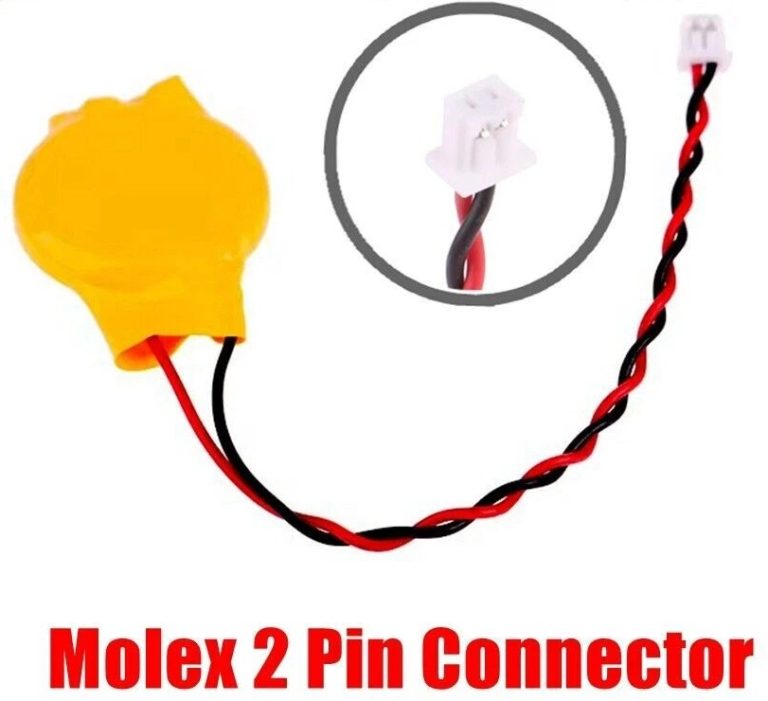 Internal CMOS Battery CR2032 Molex 2 pin | Free Shipping