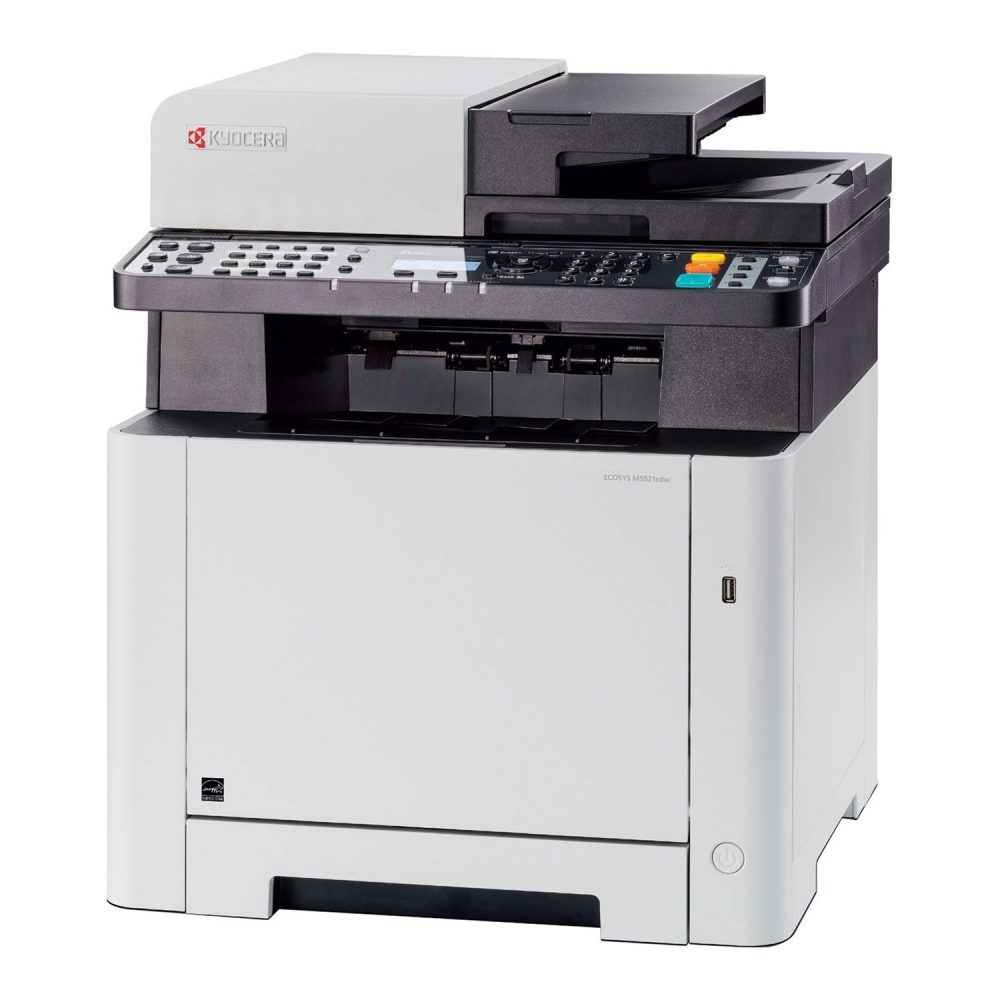 Kyocera M5521CDW A4 Colour Laser MultiFunction Printer, Professional ...
