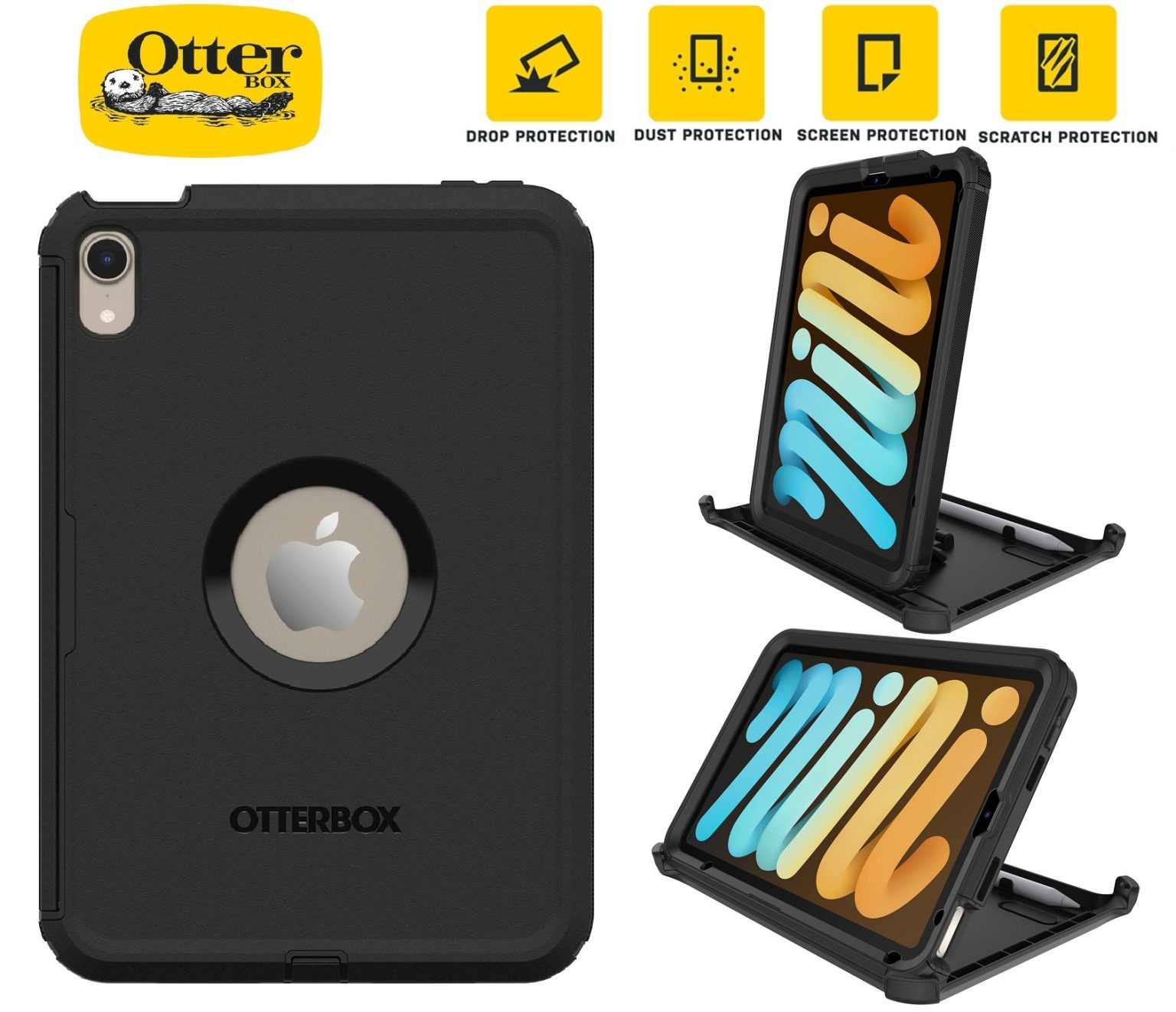 OtterBox Defender Apple iPad Mini A17 Pro (7th Gen) / iPad Mini (8.3 ...
