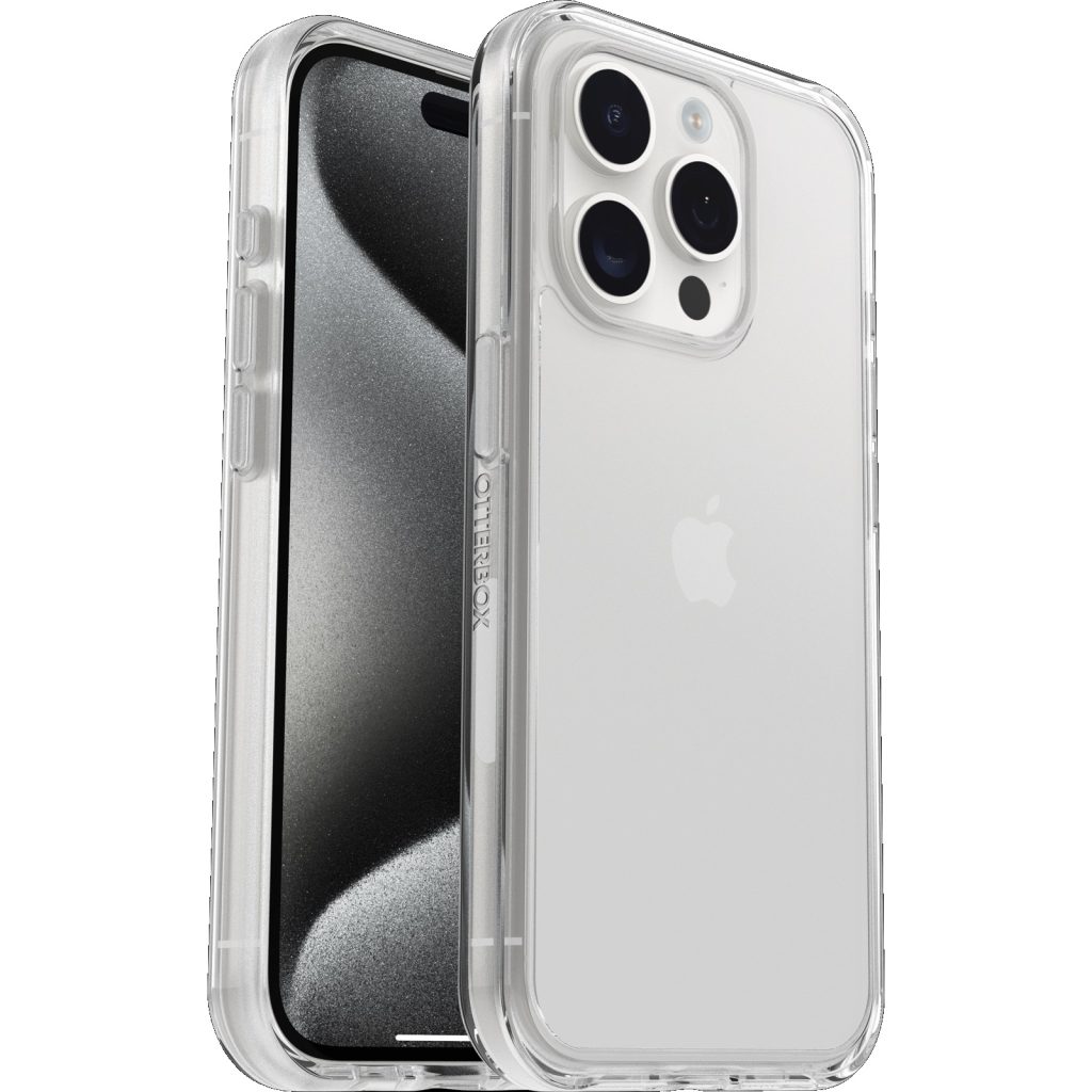 OtterBox Symmetry Apple iPhone 15 Pro (6.1') Case Clear - (77-92641 ...