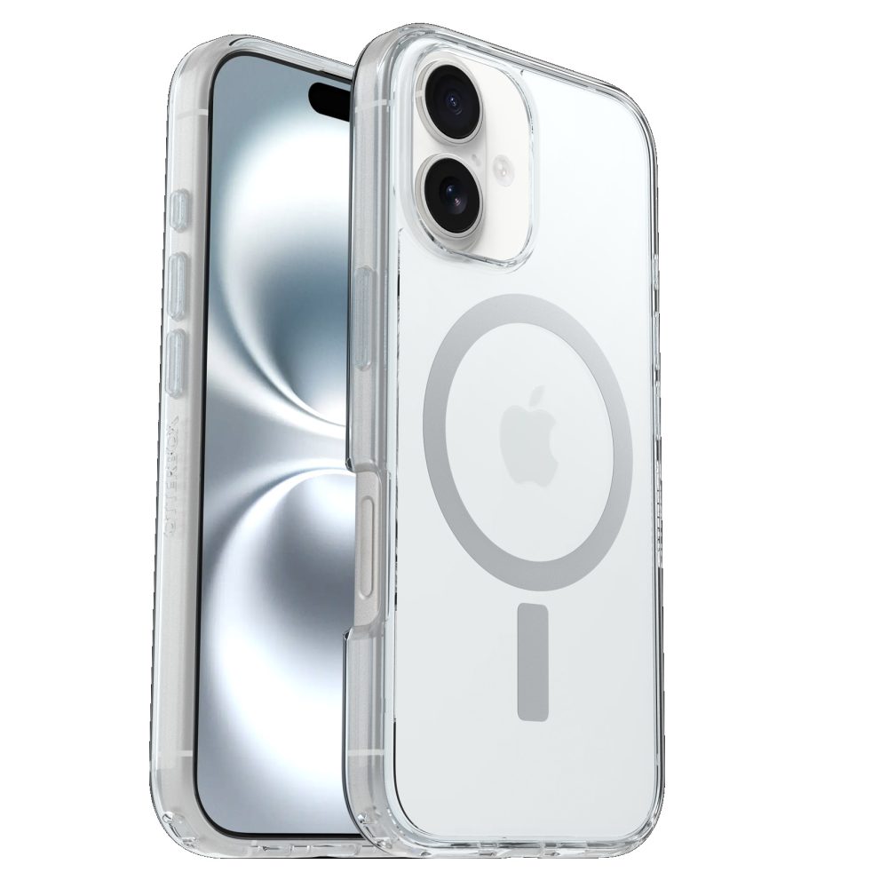 OtterBox Symmetry Clear MagSafe Apple iPhone 16 (6.1') Case Clear - (77 ...