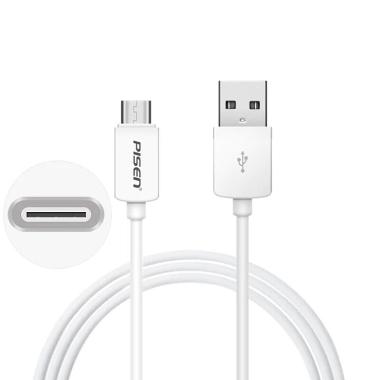 PISEN USB-C to USB-A Cable (1M) White -Data Transfer 480Mbps,Durable ...