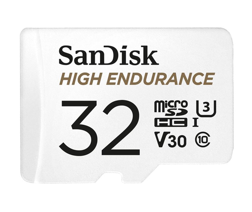 SanDisk High Endurance 32GB microSD 100MB/s 40MB/s 2.5K hrs 4K UHD C10 ...