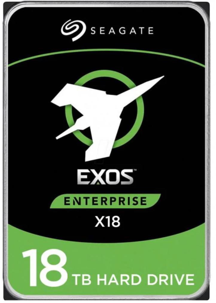 Seagate 18TB 3.5' SATA EXOS X18 Enterprise 512E/4KN INTERNAL 3.5 SATA ...