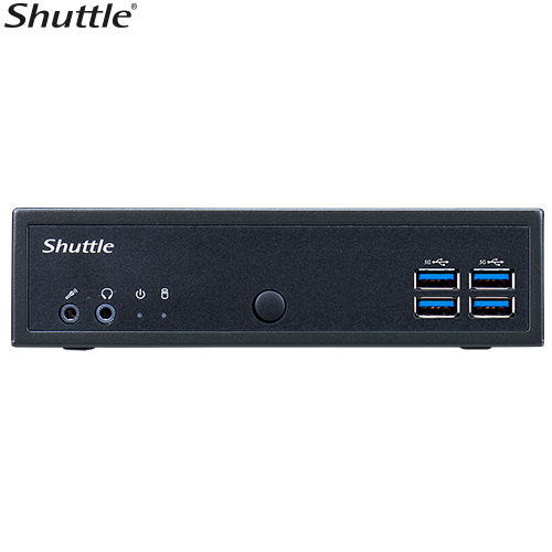 Shuttle DL30N Slim Mini PC 1L Barebone - Intel Processor N100, Fan-less ...