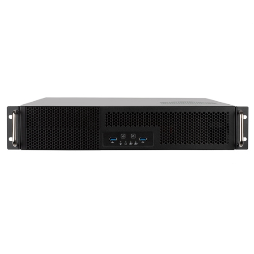 SilverStone RM23-502 2U dual 5.25' drive bay ATX rackmount industrial ...