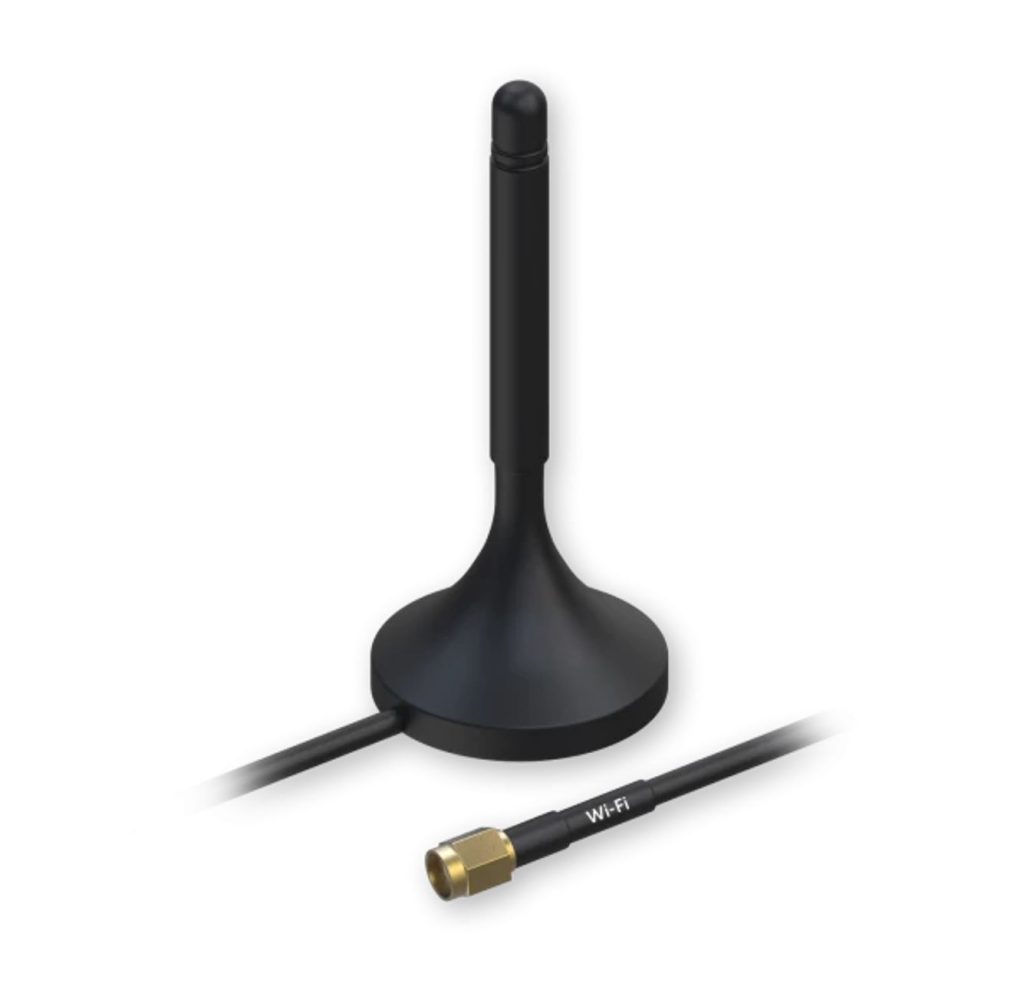 Teltonika WiFi Magnetic SMA Antenna - 2.4GHz 1.5m Cable Length | Free ...