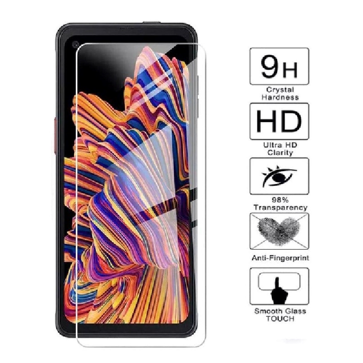 USP Samsung Galaxy XCover7 Tempered Glass Screen Protector - 9H Surface ...