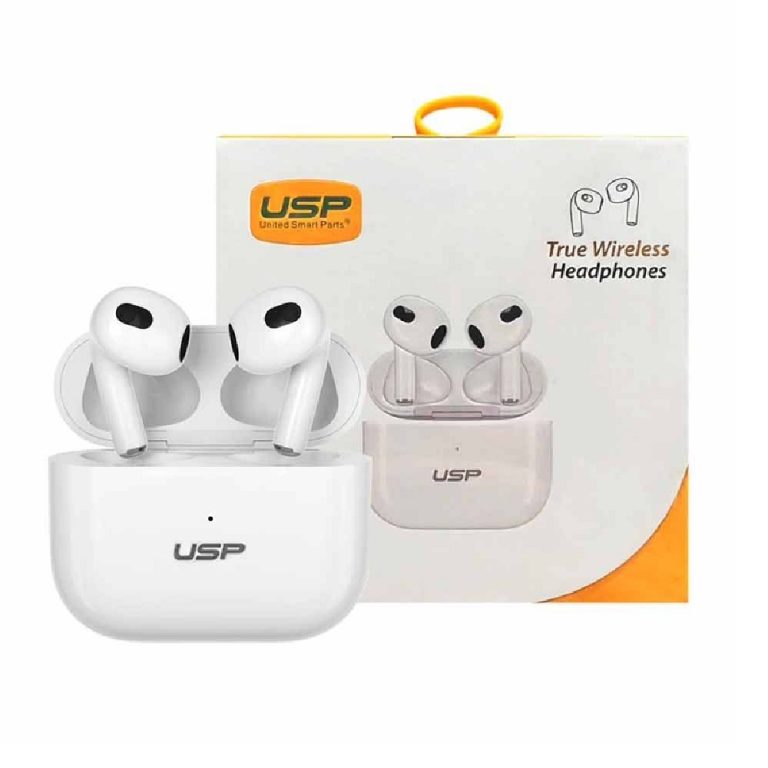 USP True Wireless Earphones/Headphones White BT241 - Smart Touch ...