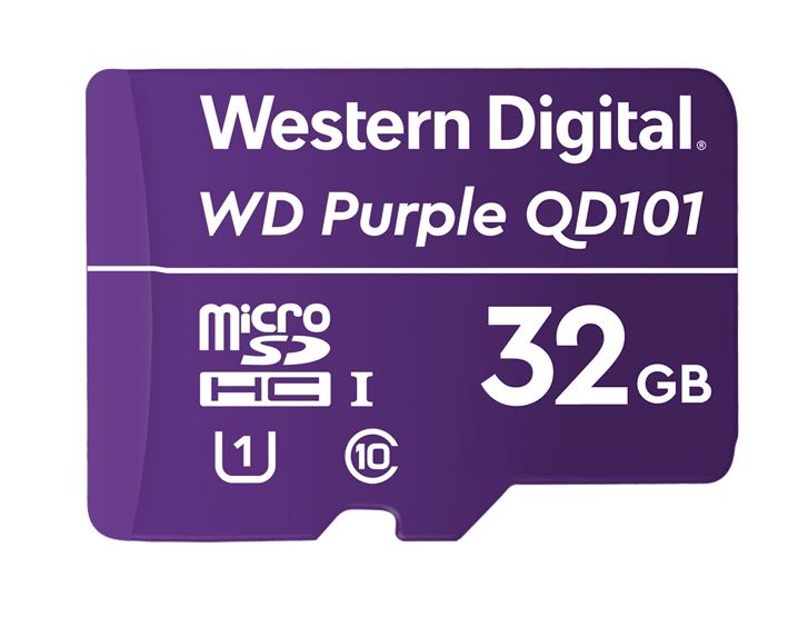 Western Digital WD Purple 32GB MicroSDXC Card 24/7 -25°C to 85°C ...