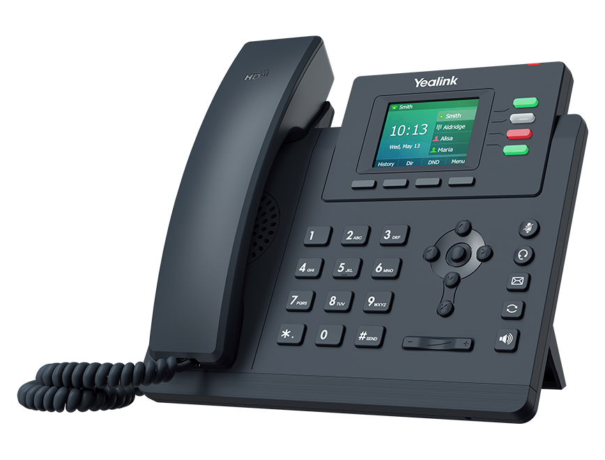 Yealink T33G 4 Line IP phone Entry-level, 320x240 Colour Display, Dual ...