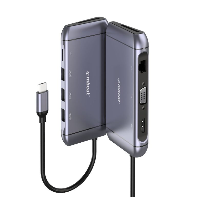 mbeat® Elite X9 9-in-1 Multifunction USB-C Docking Station 1x HDMI, 1x ...