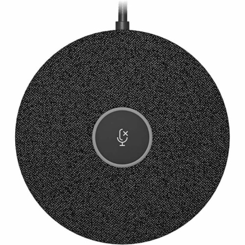 Logitech Rally Mic Pod – Graphite, four omnidirectional beamforming ...